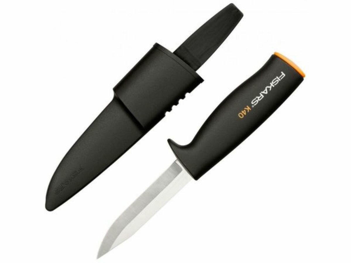 Нож общего назначения с ножнами FISKARS, лезвие из нержавеющей стали (1001622)