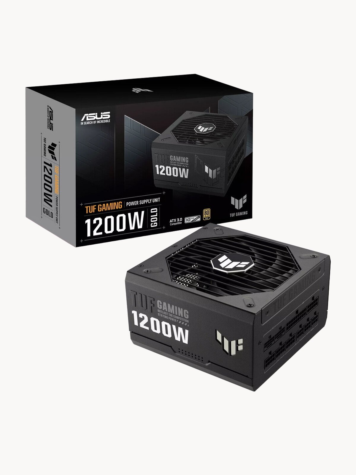 Блок питания ASUS TUF Gaming 1200W Gold (90YE00S0-B0NA00) черный, 1200 Вт