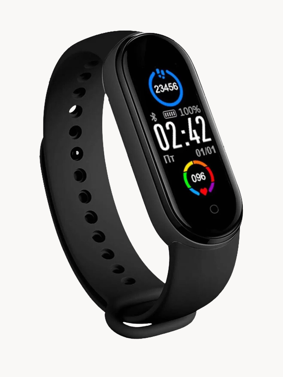 Спортивный браслет Fontel Fit Me 5 черный Диагональ дисплея 0,96"