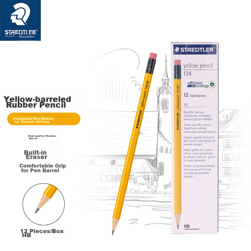 STAEDTLER HB Pencils 12pcs/box 134-HB