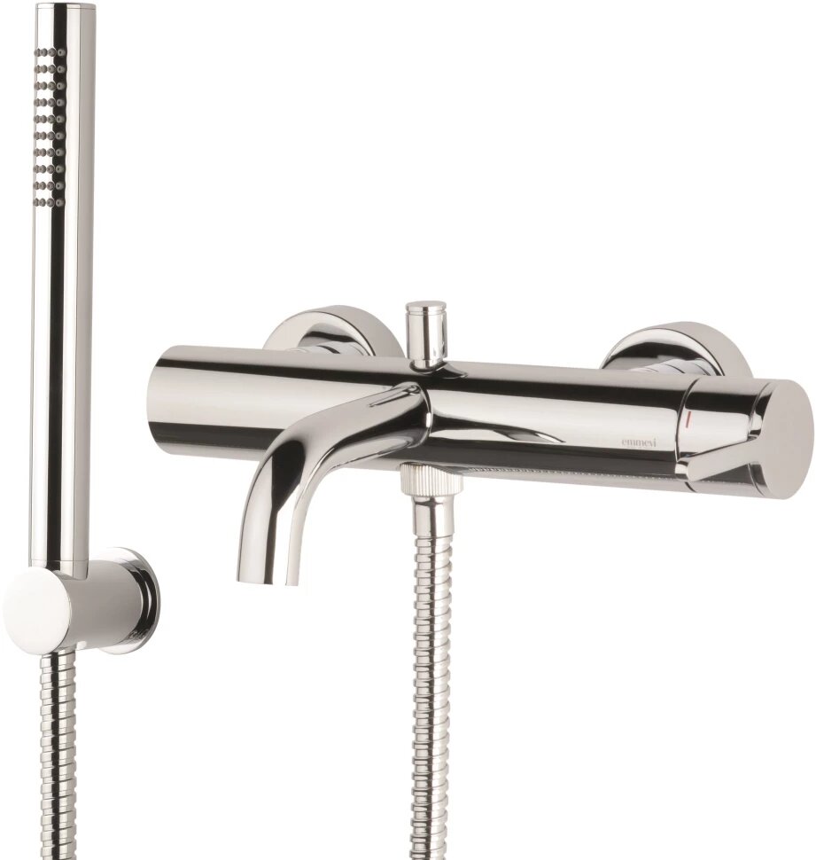 Смеситель для ванны Emmevi Filobrass 85001B/CR с душевым гарнитуром, хром