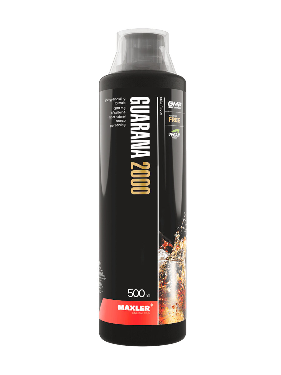 Гуарана Guarana 2000, вкус Кола, 500 мл, MAXLER