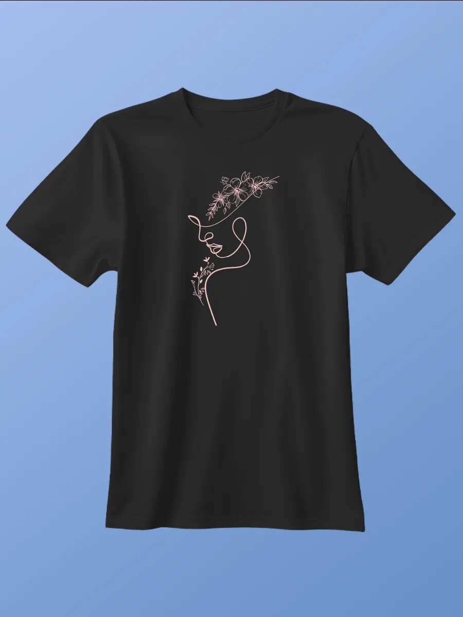 Футболка с абстракцией