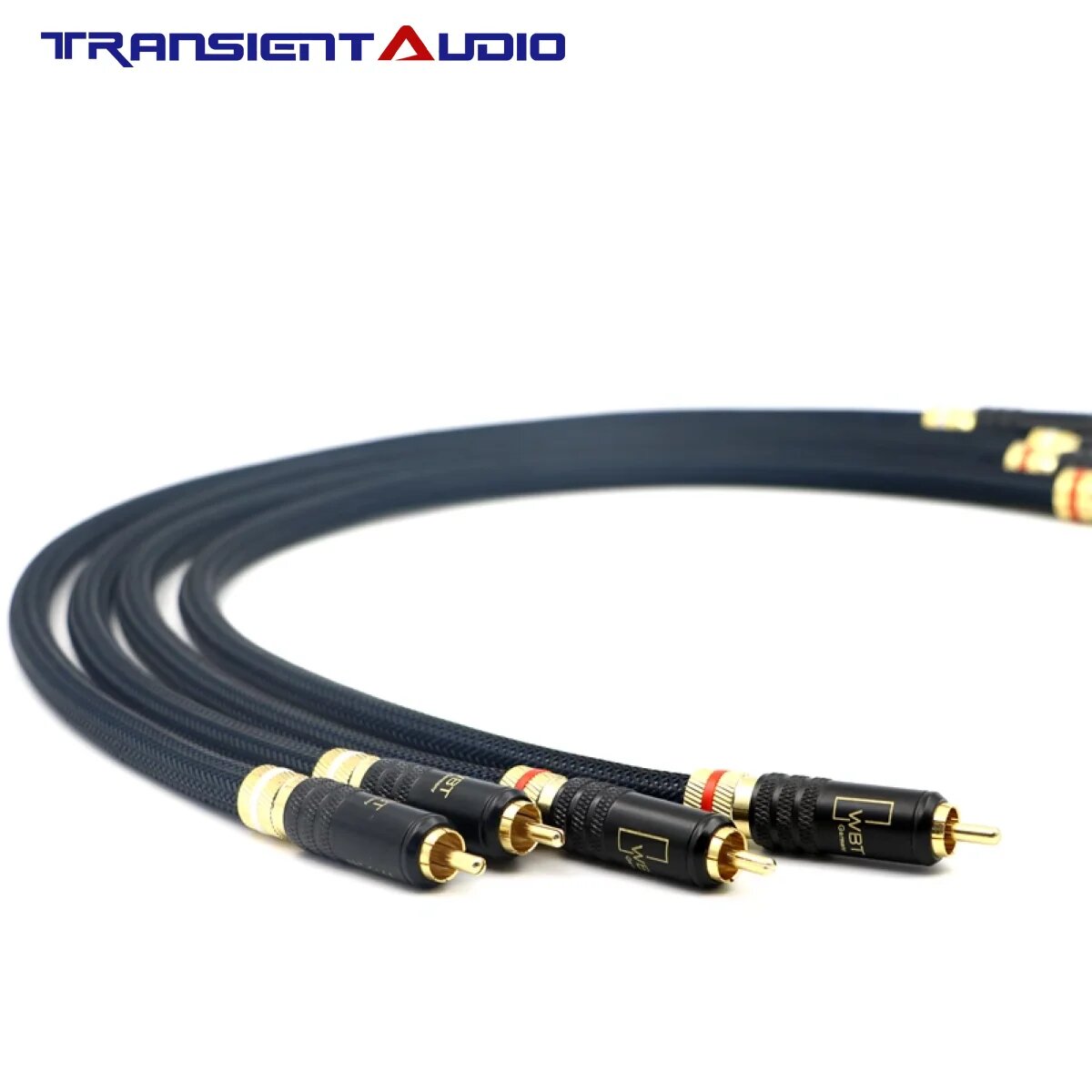 Монокристаллический медный посеребренный аудиокабель RCA для CD-плееров, усилителей и соединительных кабелей