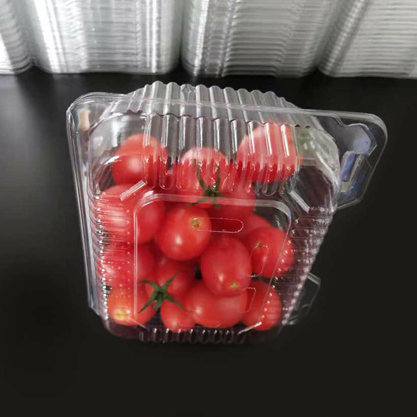 50 шт. прозрачных пластиковых мини-коробок для кексов, упаковка для торта, коробка для выпечки маффинов DH