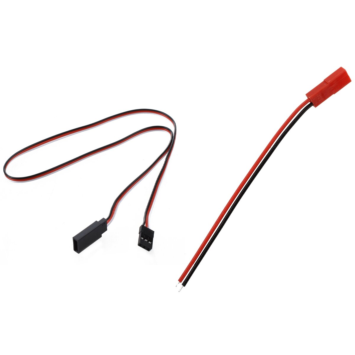 10 шт. 3-контактный удлинитель для сервопривода RC, кабель 50 см и 10 пар разъемов RC для самолетов и автомобилей, провод 100 мм