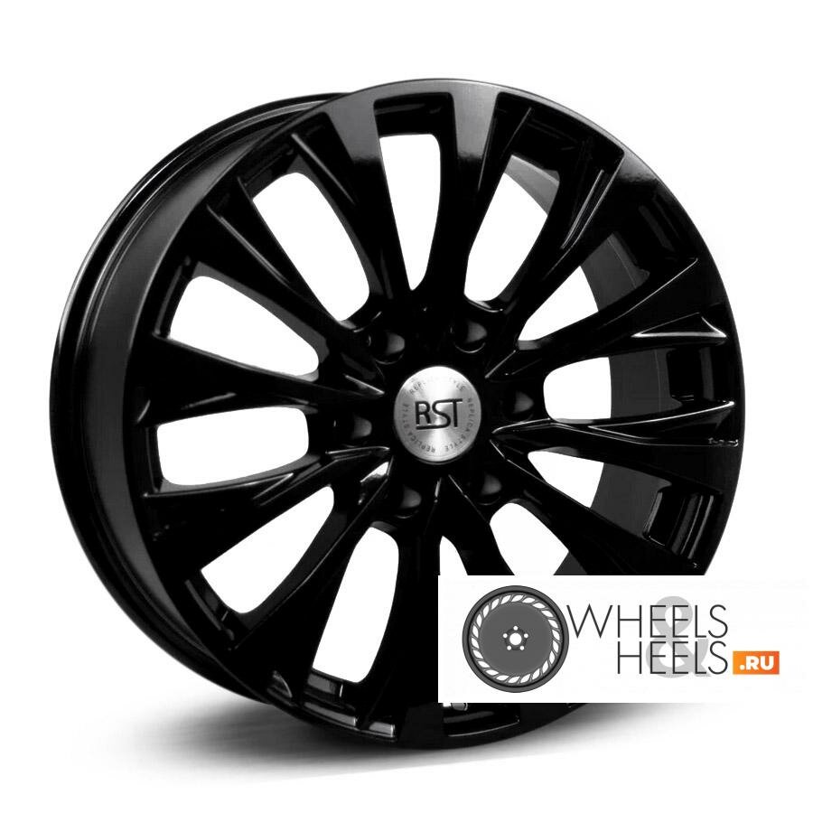 Диск автомобильный литой RST R109 19x7.5 6x139.7 et25 dia106.1 Черный глянцевый