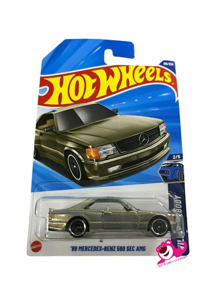 Машинка Mattel Hot Wheels 2025 C4982 89 Mercedes-Benz 560 Sec AMG
