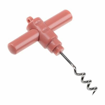 Штопор складной винтовой 10х2см, нерж. сталь, полипропилен