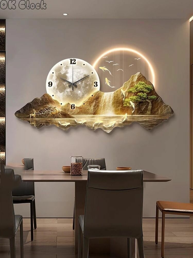 Классический пульт дистанционного управления настенные часы, тихий, со светом/Полиметилметакрилат