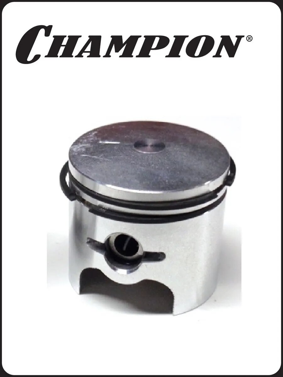 Поршень для бензопилы CHAMPION в сборе, комплект, d-40.5, алюминий, сталь