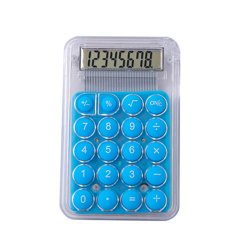 Мини-калькулятор "Милый ученик", синий