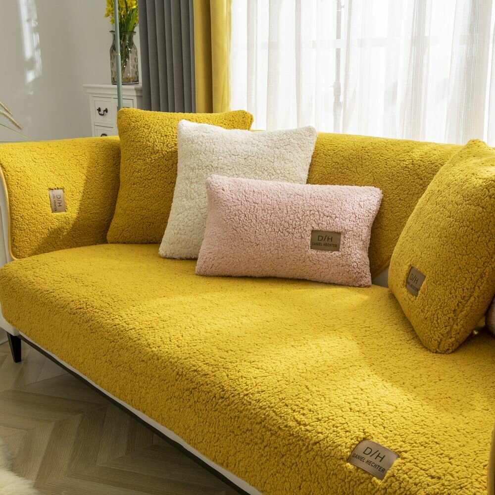 Дивандек накидка на диван угловой и кресло