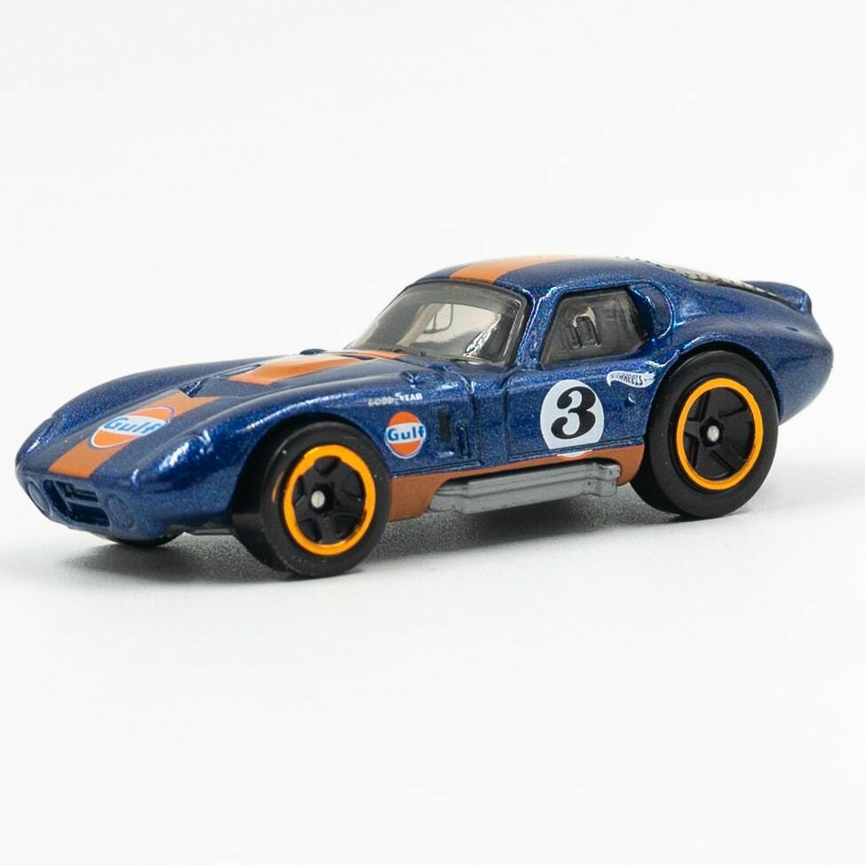 Hot Wheels Машинка коллекционная кобра Shelby Cobra Daytona Coupe B Машинки Хот Вилс Кейс Q 2024 в Защитном Кейсе
