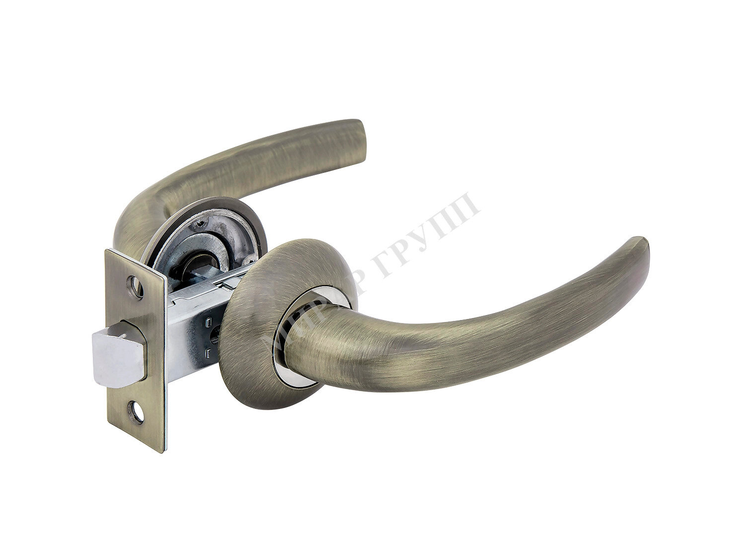 Комплект для двери Фабрика замков FZ SET 07L 100 античная бронза