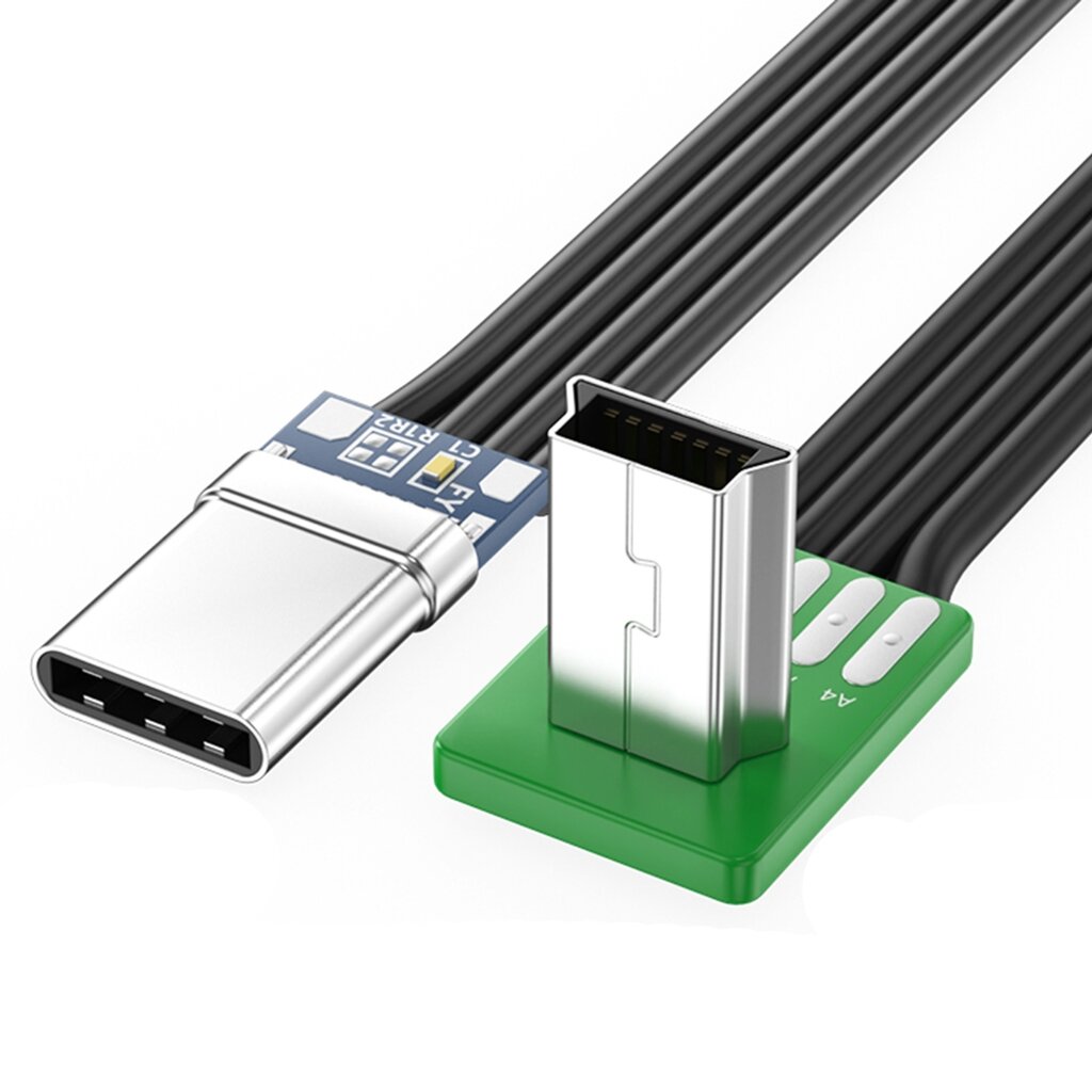 Прямой кабель для передачи данных Type C к Mini USB-кабелю длиной 2 м