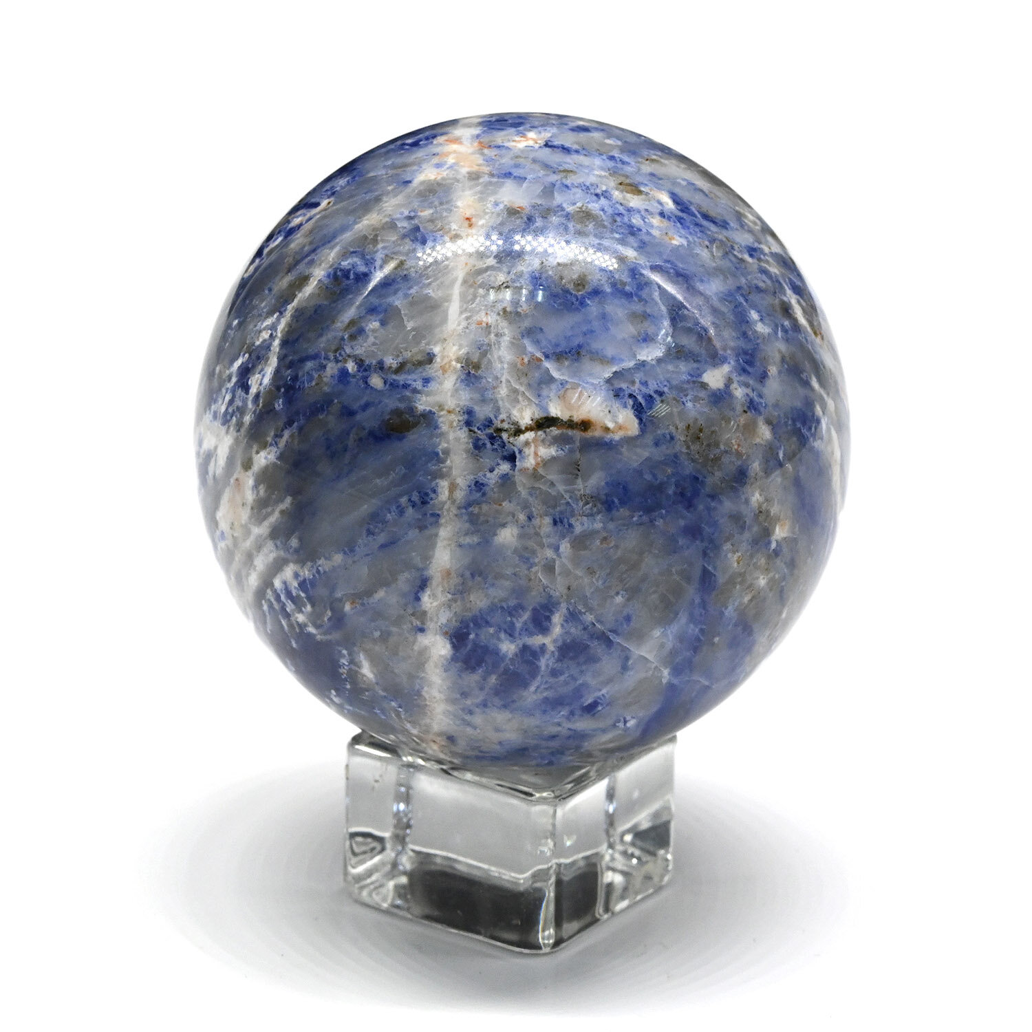 Шар из содалита, диаметр 61мм, 314г. .