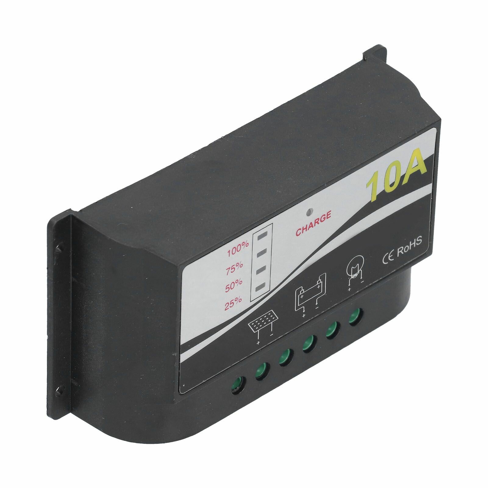 Регулятор солнечного заряда, прочный корпус из АБС-пластика, зарядное устройство для солнечной панели, регулятор разряда 12 В 24 В