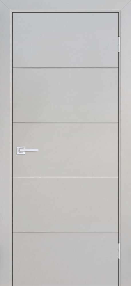 Дверь Текона Smalta-Line 03u эмаль Агат Ral7044 ДГ Д 200*90