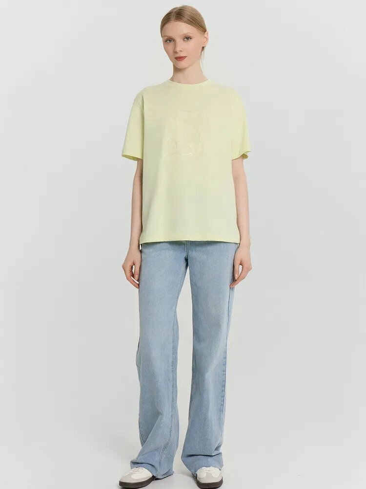 Футболка MARK FORMELLE Для женщин, размер 164/170-108-114, желтый — фото 1