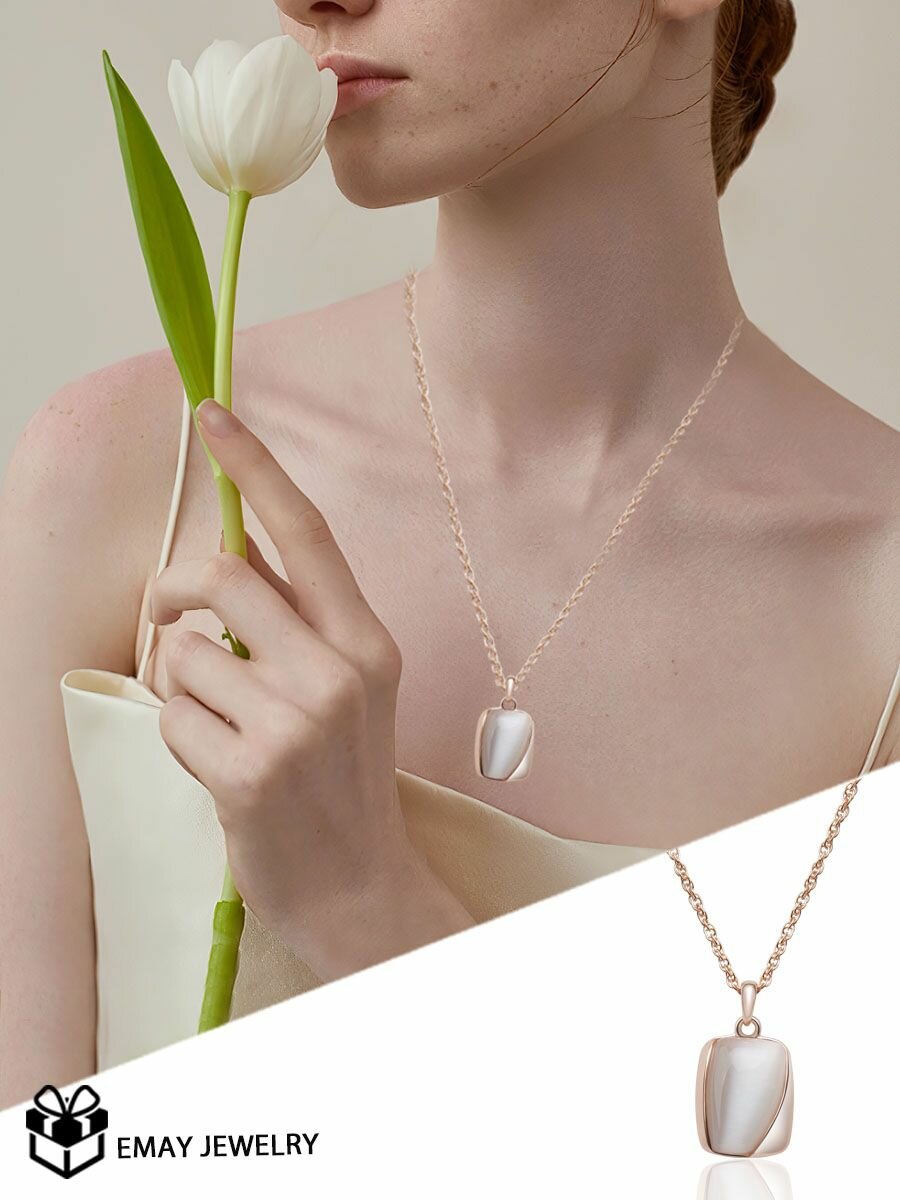 Колье, кошачий глаз синтетический, искусственный камень