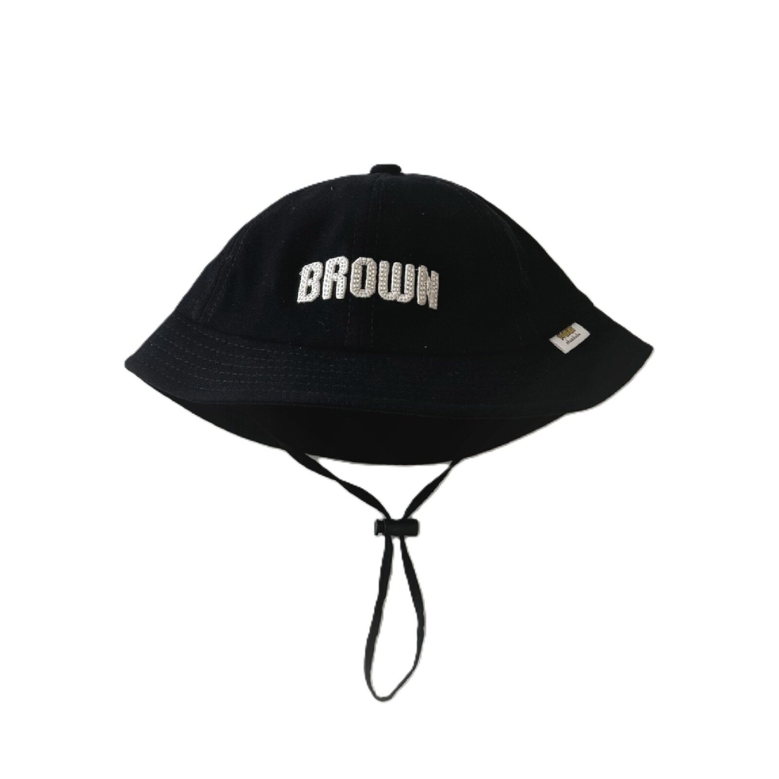 Шапка для рыбалки детская с алфавитной вышивкой для защиты от солнца, окружность головы 47-49 см, подходящий возраст 8 месяцев-3 года, подходящий сезон весна и осень, ширина козырька 4 см, подвижность/регулируемость не регулируемая