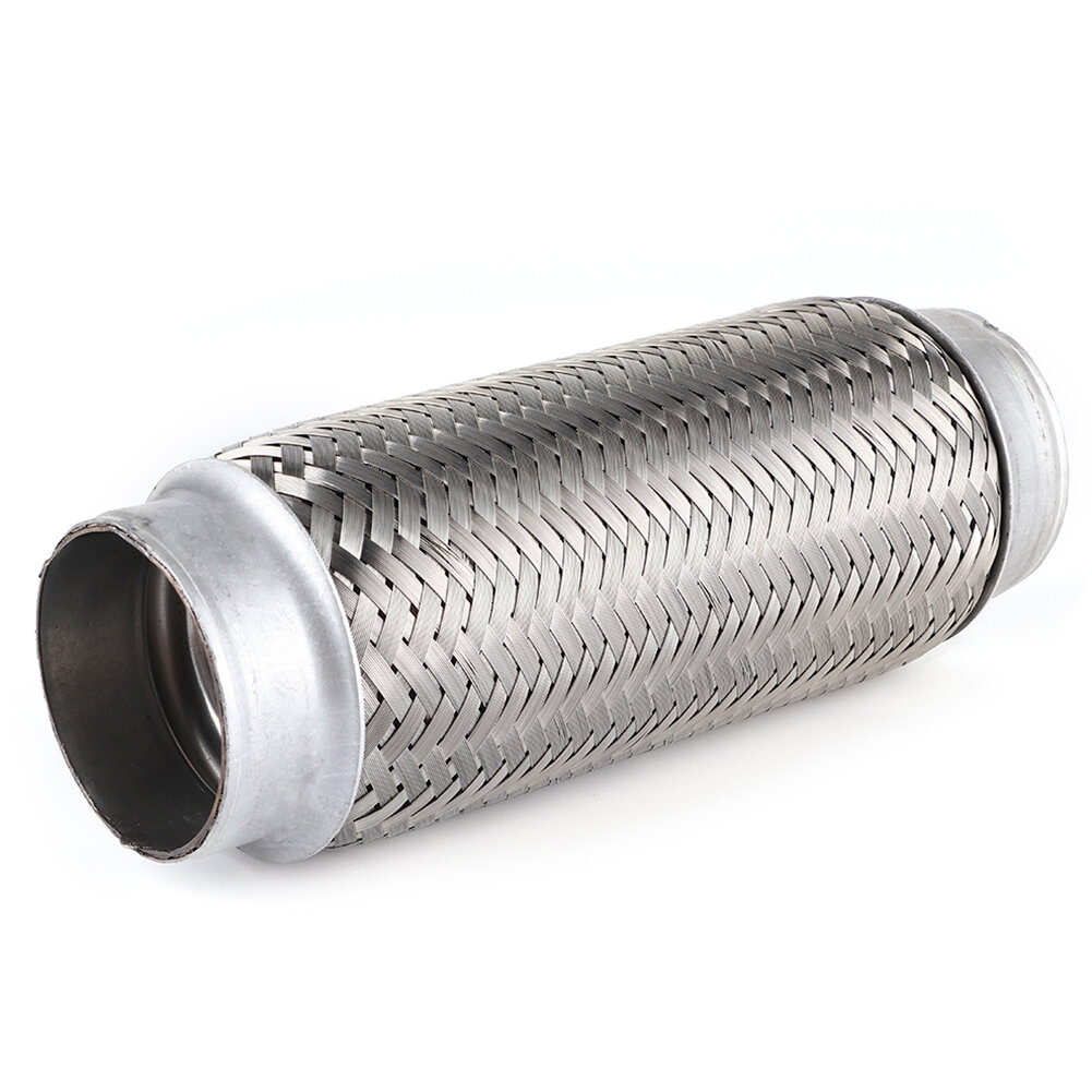 Гибкая выхлопная труба из нержавеющей стали, гибкая труба для ремонта, автомобильные аксессуары 55x200 мм