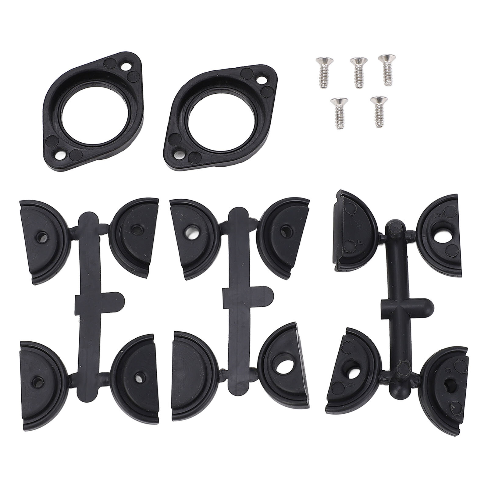 10ШТ Комплект Сквозной проводки Через корпус Универсальная Посадка Высокая Прочность для Двигателей Эхолотов Комплекты Освещения Съемный Отсек