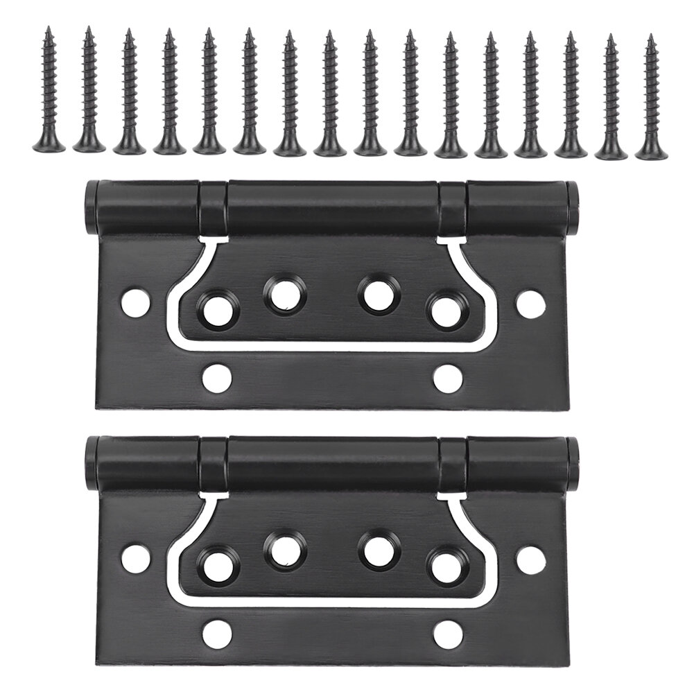 304 Дверная петля из нержавеющей стали скрытая шарнирная шарнира черная мебель Аккумутные аксессуары