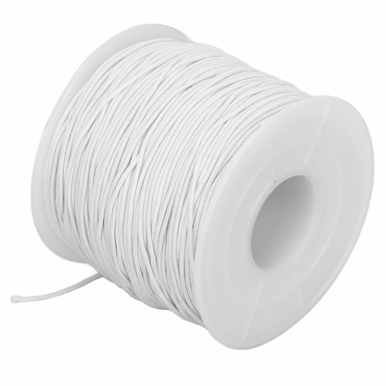 Эластичная нить полиэстеровая нить DIY ювелирные изделия ожерелье браслет веревка ремесленные аксессуары белая 100м