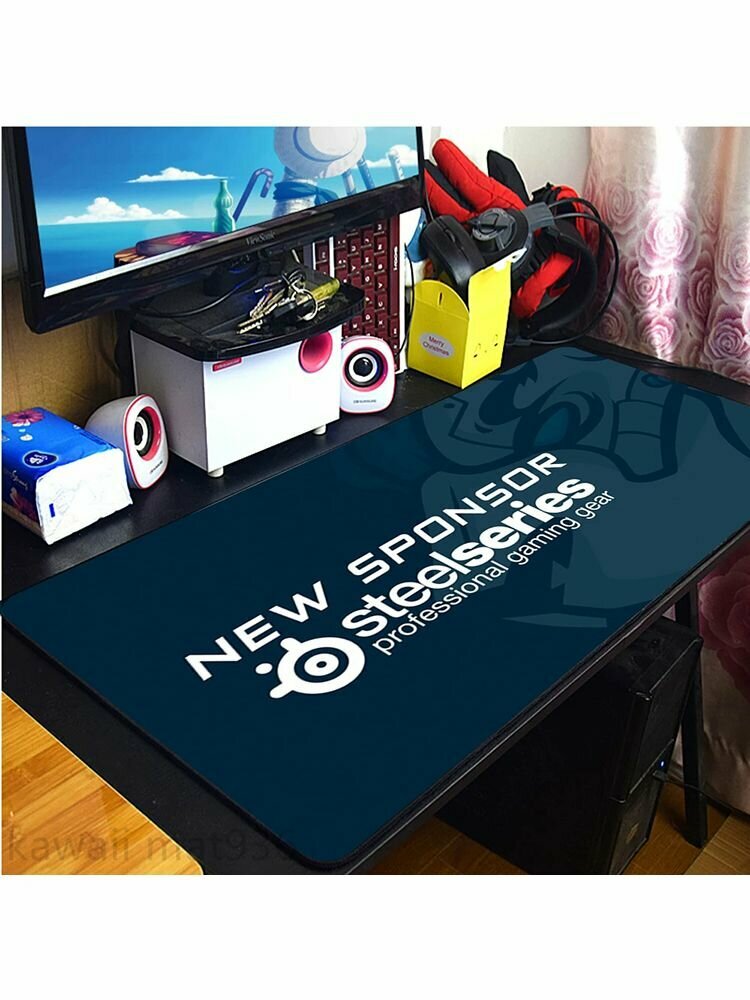 Коврик SteelSeries "Sai Rui", для мыши, с клавиатурой, нескользящая, прошитые края