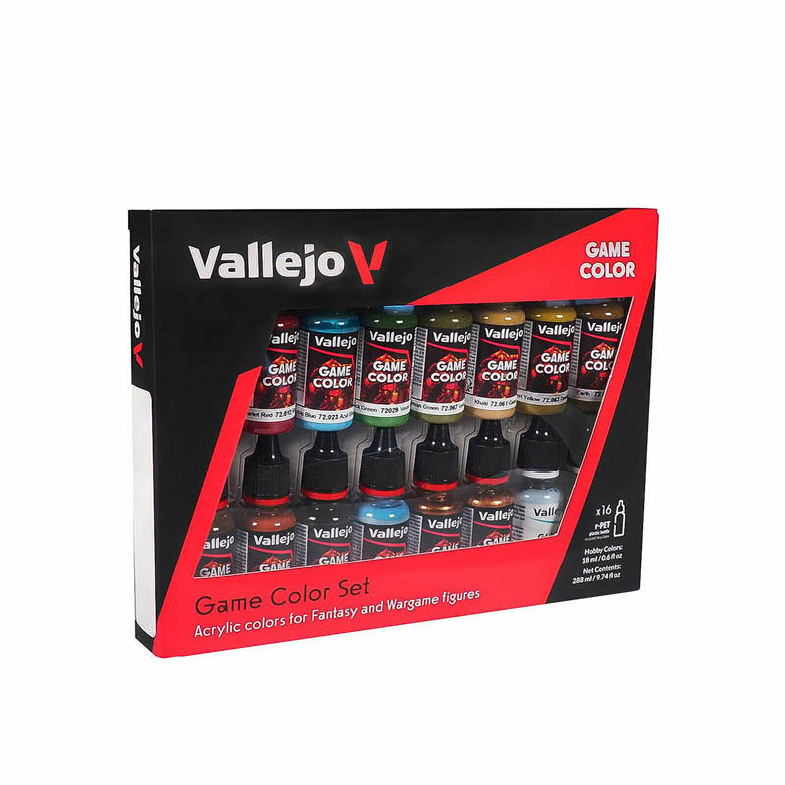 Набор акриловых красок Vallejo серии Game Color - Specialist 72188, 16 шт по 18 мл
