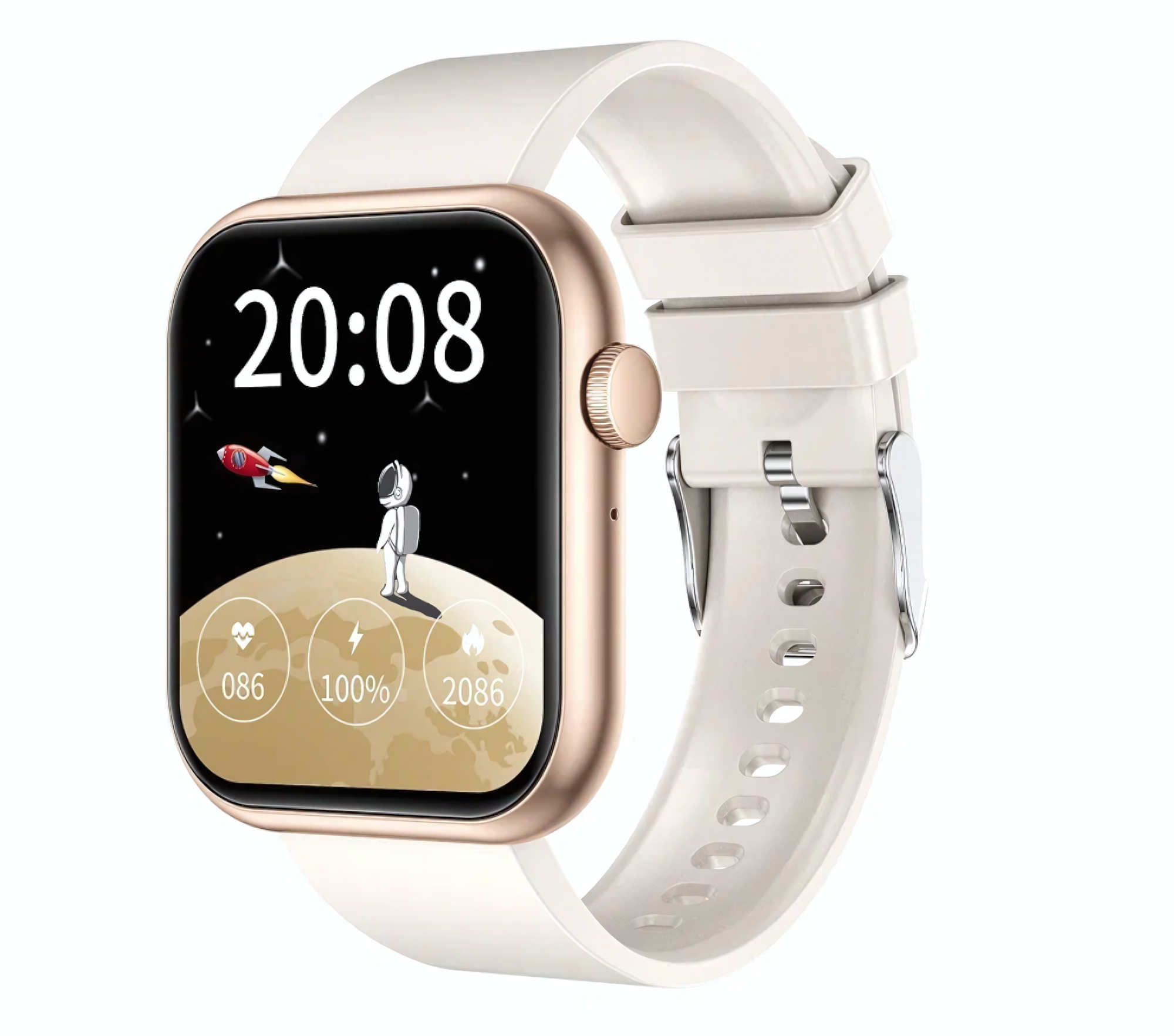 Многофункциональные смарт-часы QX7 PRO, bluetooth, 40 мм, золотые