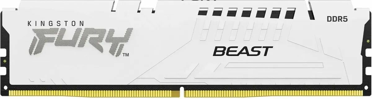 Память DDR5 16GB 6000MHz Kingston KF560C30BWE-16 Fury Beast White Expo RTL