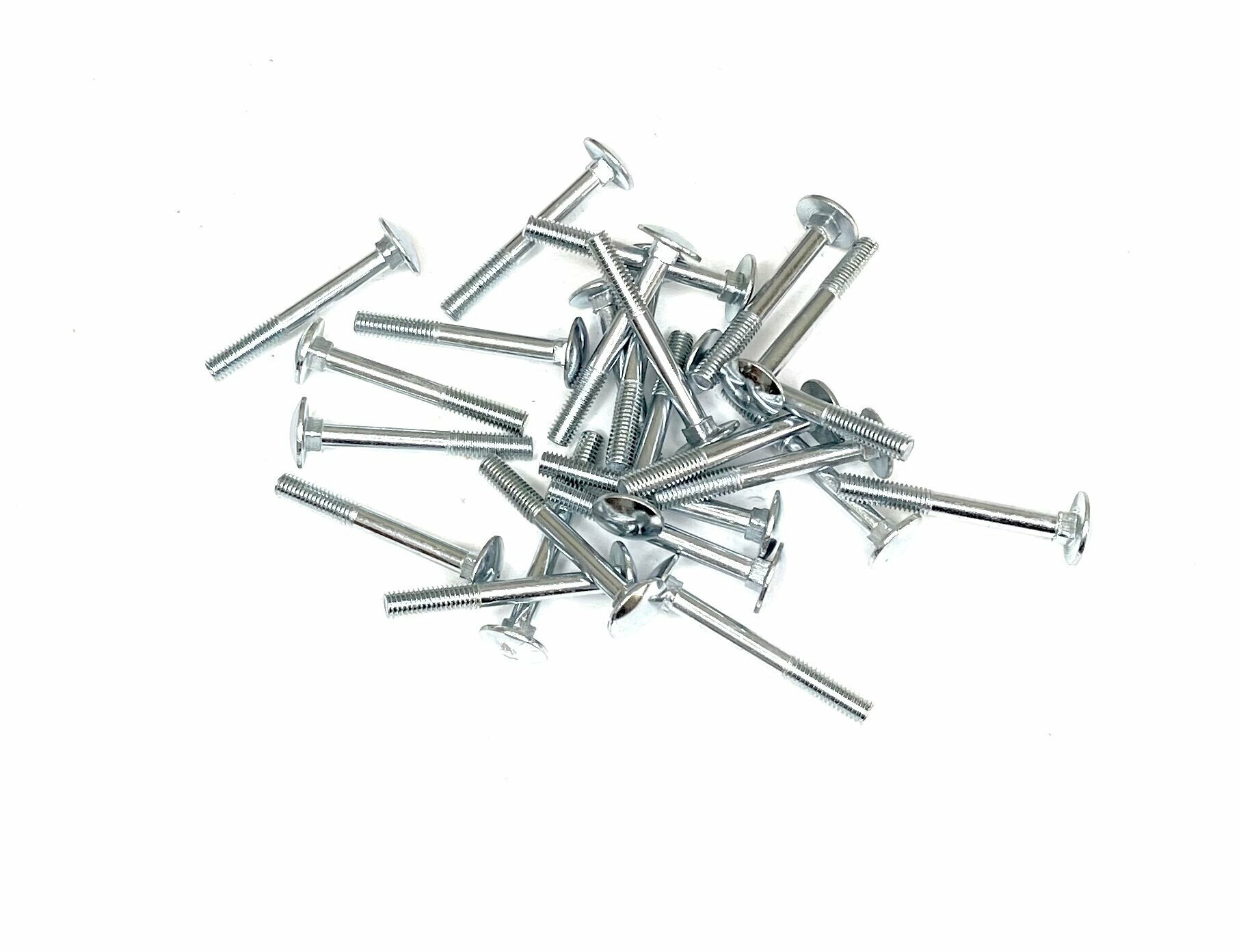 Болт мебельный 10х35 DIN 603 , цинк (20шт)