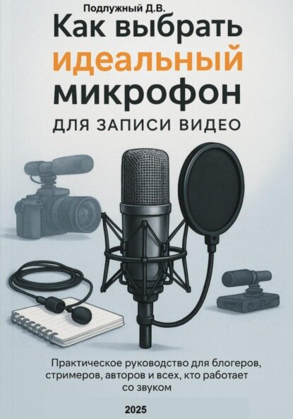 Как выбрать идеальный микрофон для записи видео. Практическое руководство для блогеров, стримеров, авторов и всех кто работает со звуком [Цифровая книга]