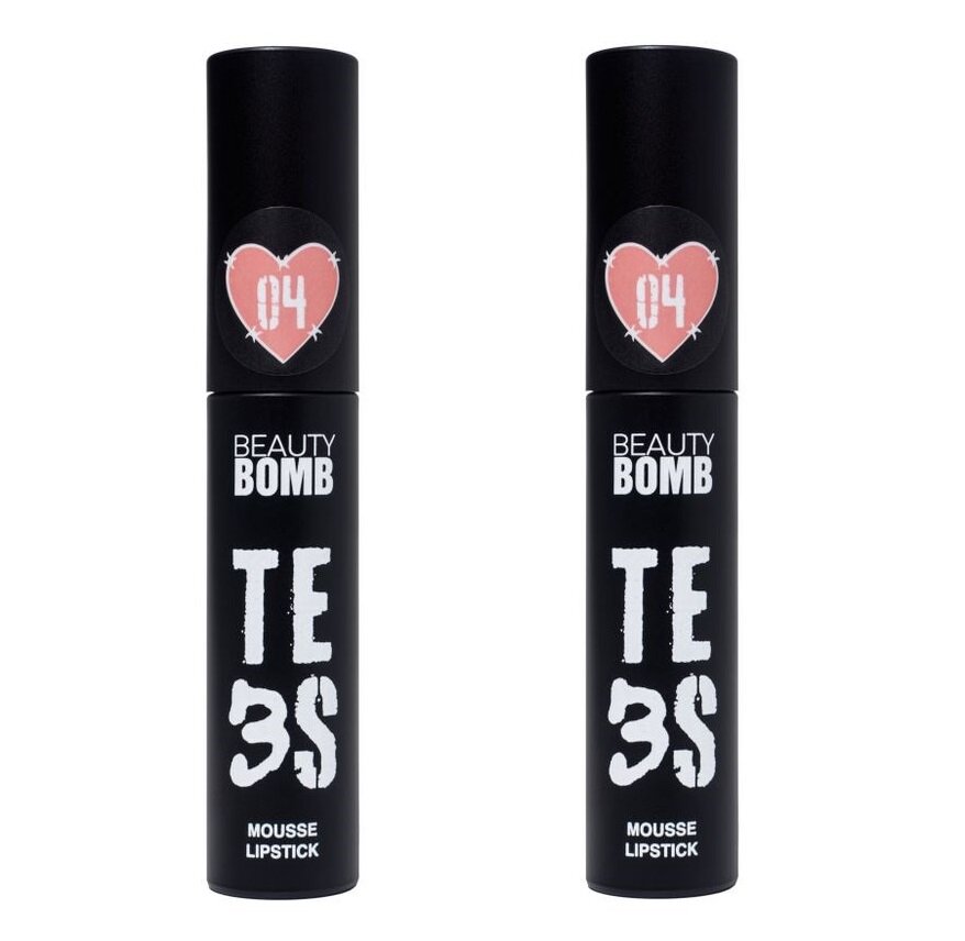 Помада Beauty Bomb для губ муссовая Beauty Bomb Te3s, тон 04 Gold Digger — светлый коричневый, 3 г - 2 штуки