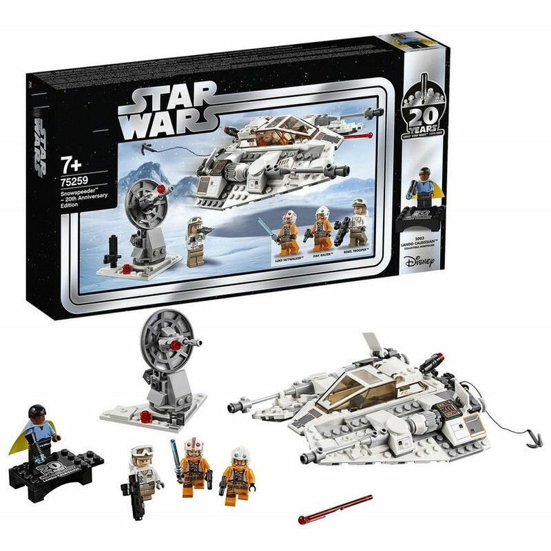 Конструктор Star Wars Snowspeeder 20 лет Star Wars (75259), пластик, Внимание, Воображение, Логика, разноцветный,0.8,1000, color7f6f4ede98a8,1. sku47e7cf7f073c