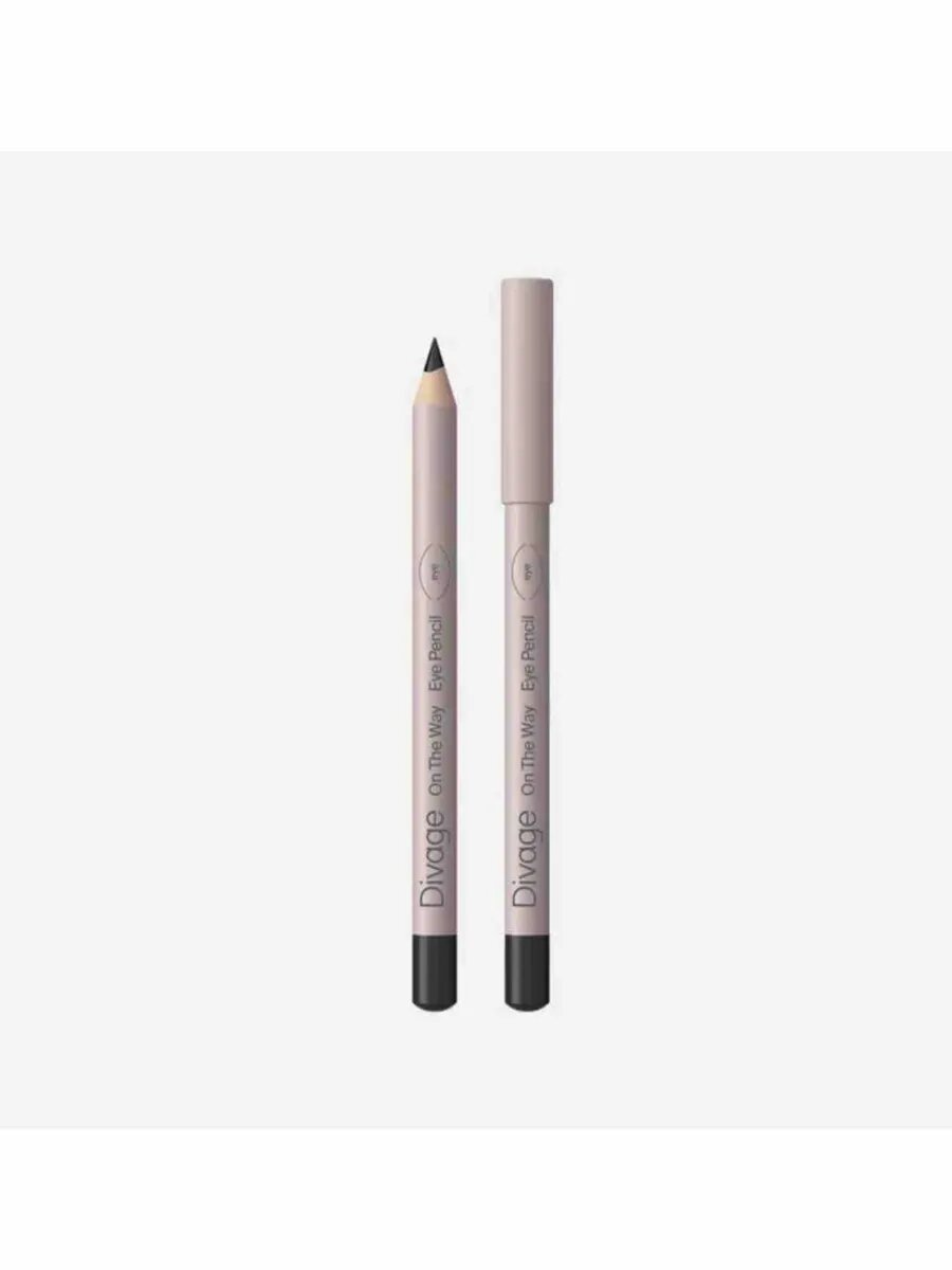 Карандаш для глаз Divage On the Way Eye Pencil 01, водостойкий, 6 оттенков