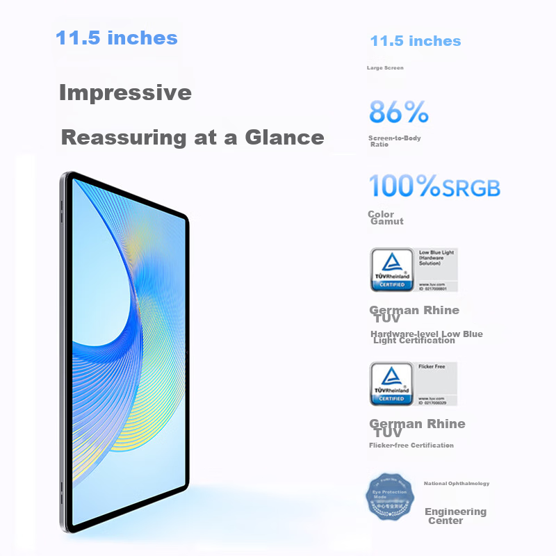 Планшет Honor X8 Pro 11.5", 6+128GB 120Hz High Refresh Rate, Starry grey, ELN-W09