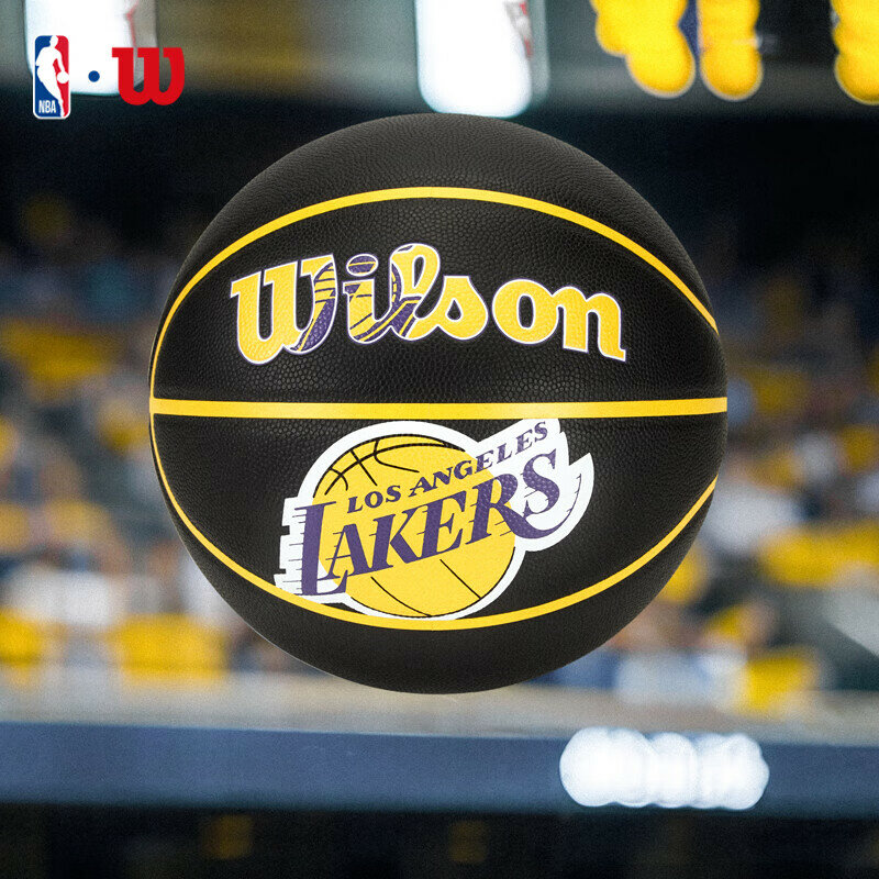 Wilson NBA TEAM PREMIER Series Los Angeles Lakers Edition Adult Indoor/outdoor Size 7 Basketball