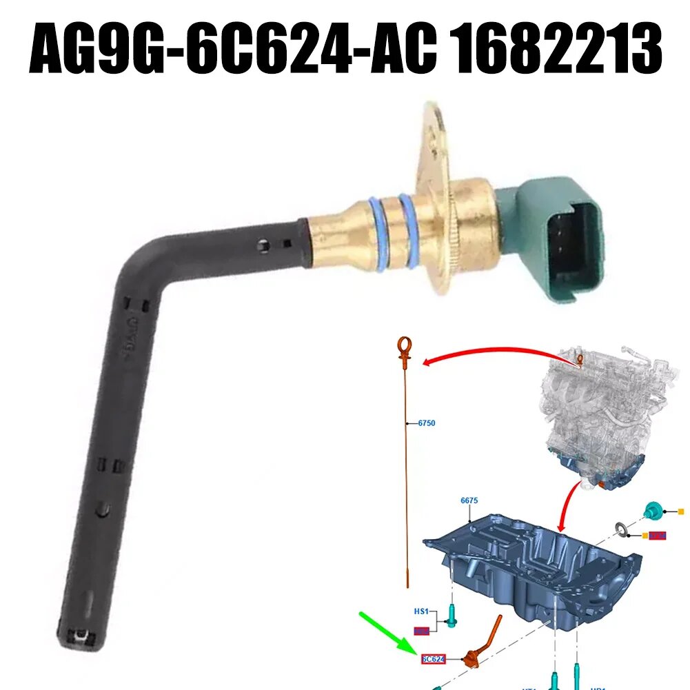 Датчик уровня масла Датчик уровня моторного масла 1682213 AG9G-6C624-AC Для Ford Для Mondeo Для S-Max Датчик давления Автомобильные аксессуары