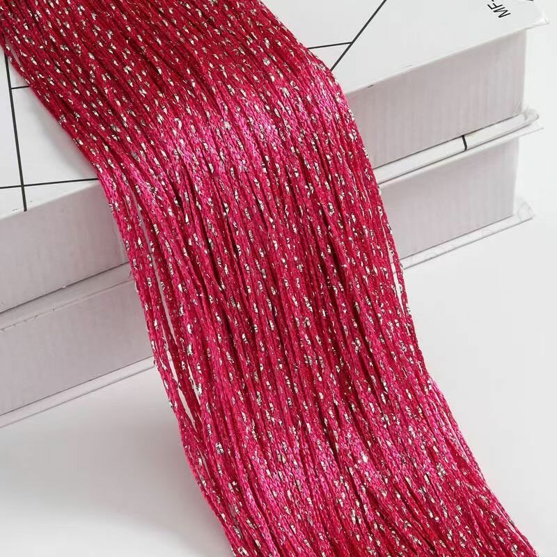 Занавеска "Занавес из бусин", полиэстер с ПВХ, атлас, шпагат, 2x1 м