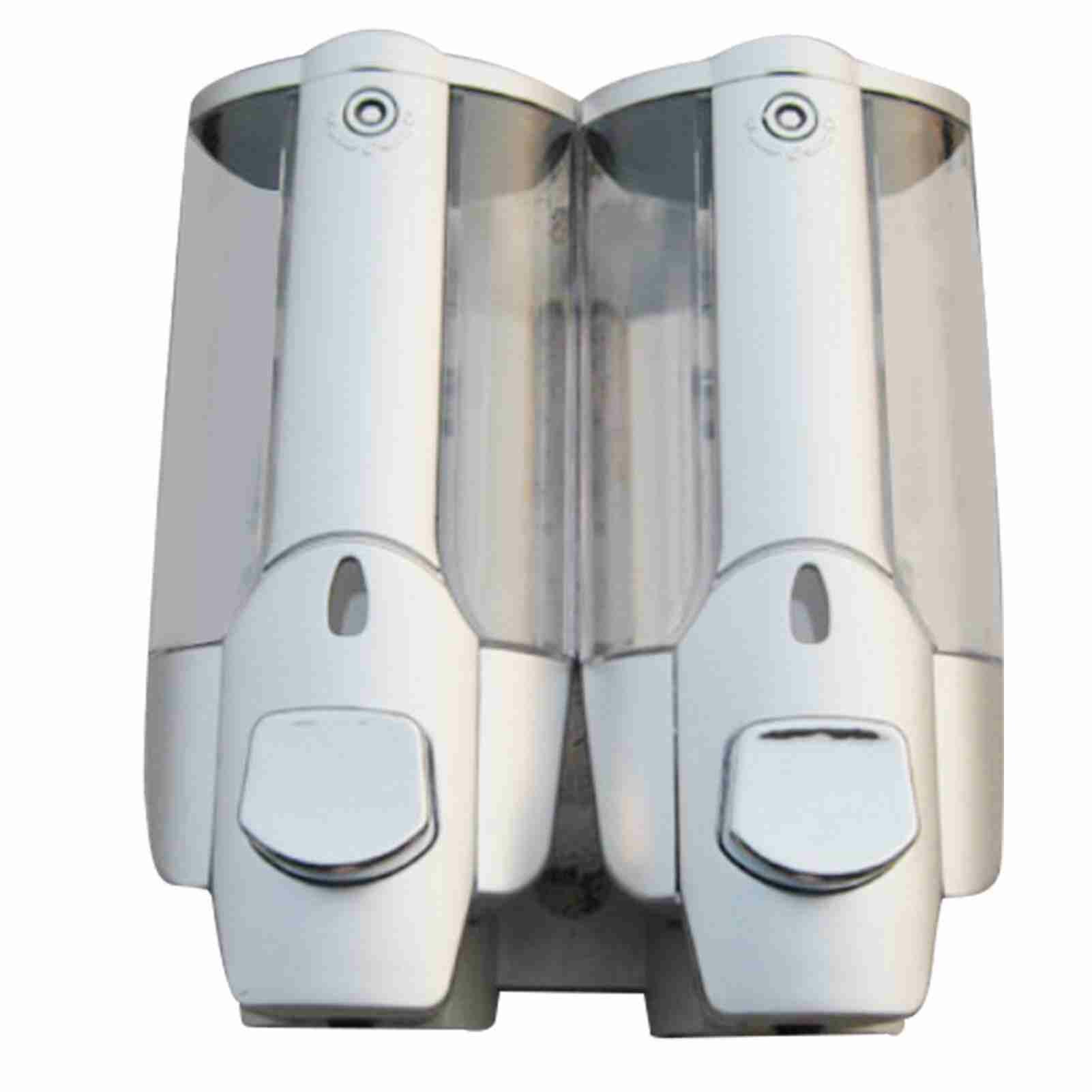 2 шт, дозатор шампуня для душа, универсальный настенный дозатор мыла для дома, кухни, ванной комнаты, 350 мл