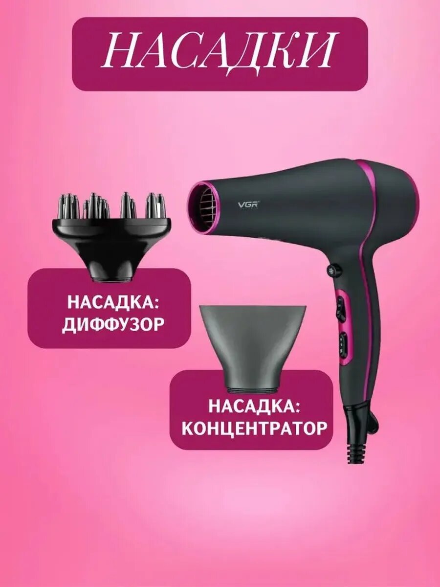 Профессиональный фен для быстрой укладки