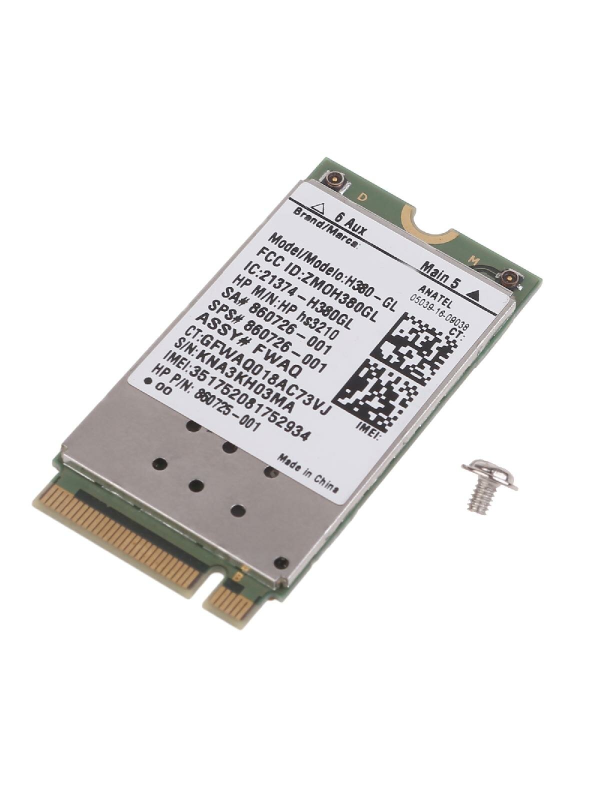 WWAN Card H380-GL HSPA+ Mobile Module M.2 860726-001 for ZBook 17/15/15u EliteBook 840/820 G4 G3 HS3210 Laptop