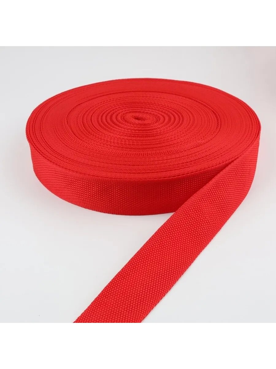 Крепкая красная стропа для различных изделий