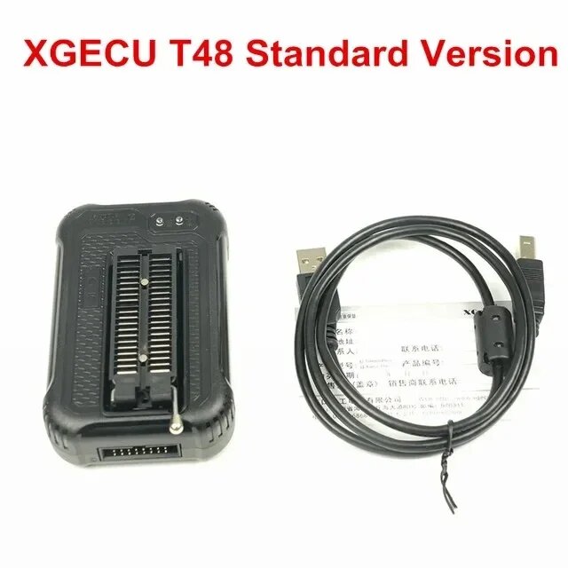 XGecu T48 V11.2 TL866II Plus Универсальный мини-программатор TL866 NAND Flash AVR PIC Bios USB-программатор + 30 адаптеров T48 Standard