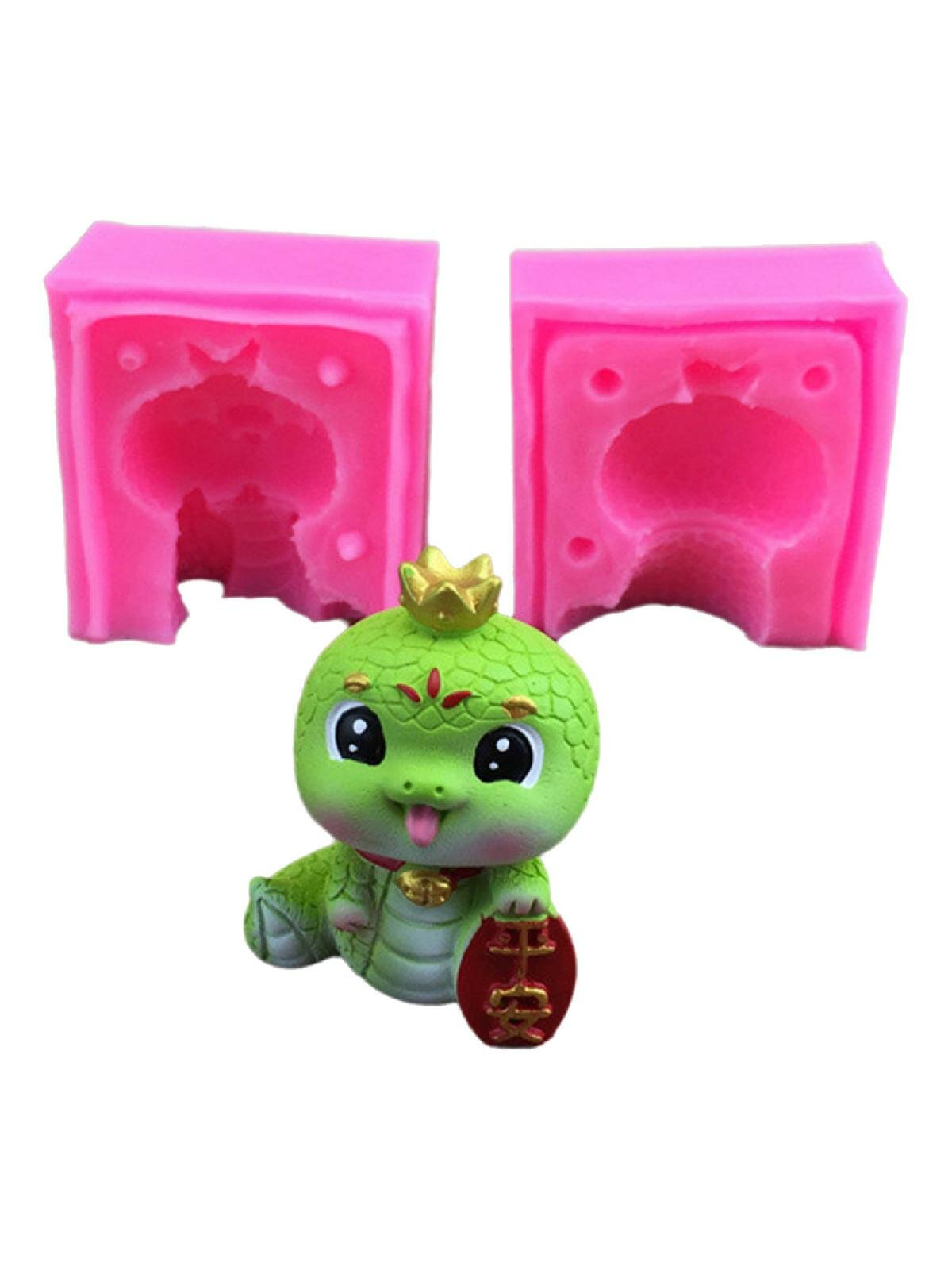 Силиконовая форма для украшения в виде фигурки змеи Термостойкая форма для ювелирных изделий