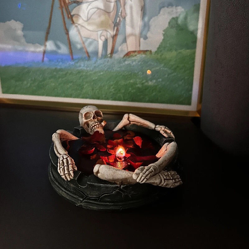 Подарочная упаковка Skull Aesthetics, для ароматических свечей, темная романтика